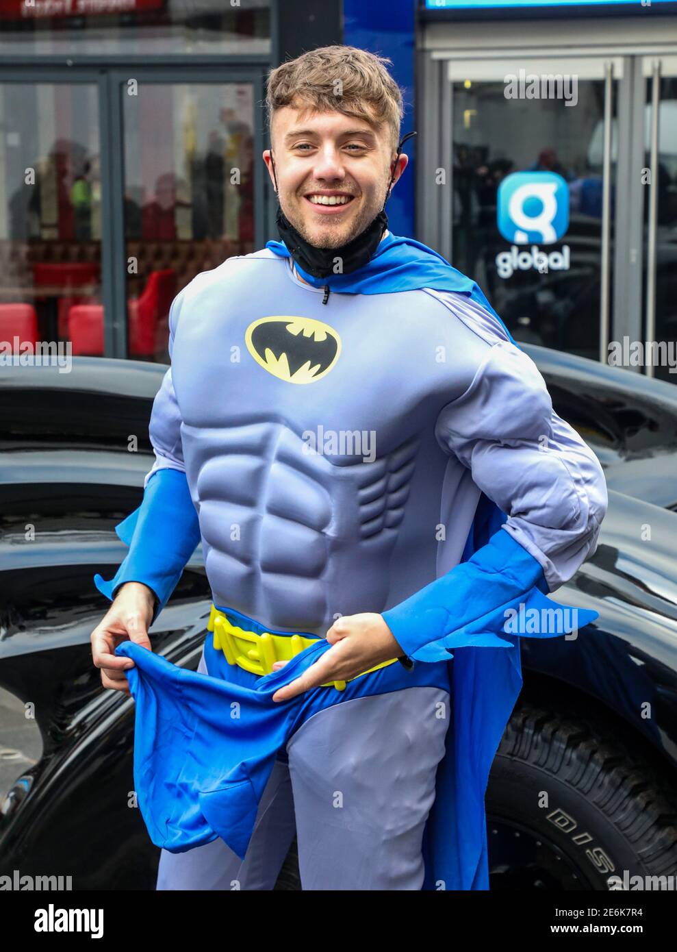 Capital Breakfast presenter Roman Kemp was surprised with a ride in a ...
