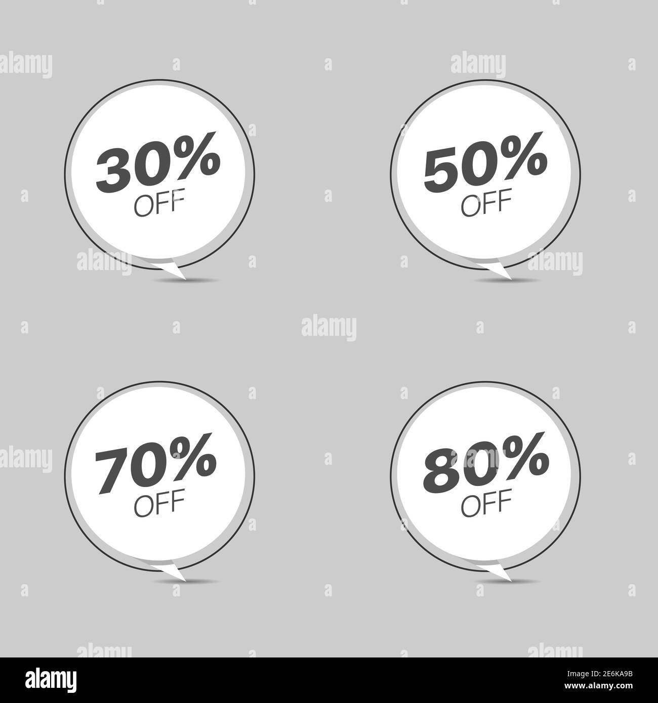 White fifty discount percent tag Stock Vector Images - Alamy