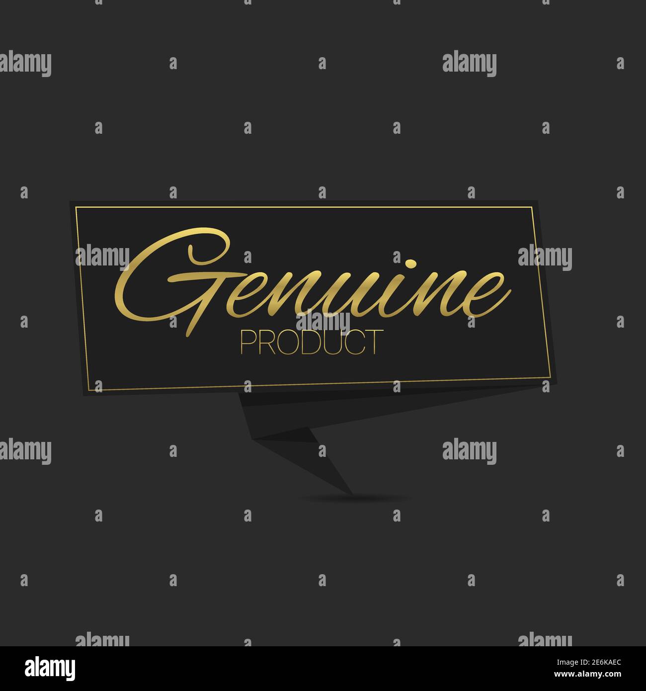 Genuine quality label template Stock Vector Image & Art - Alamy