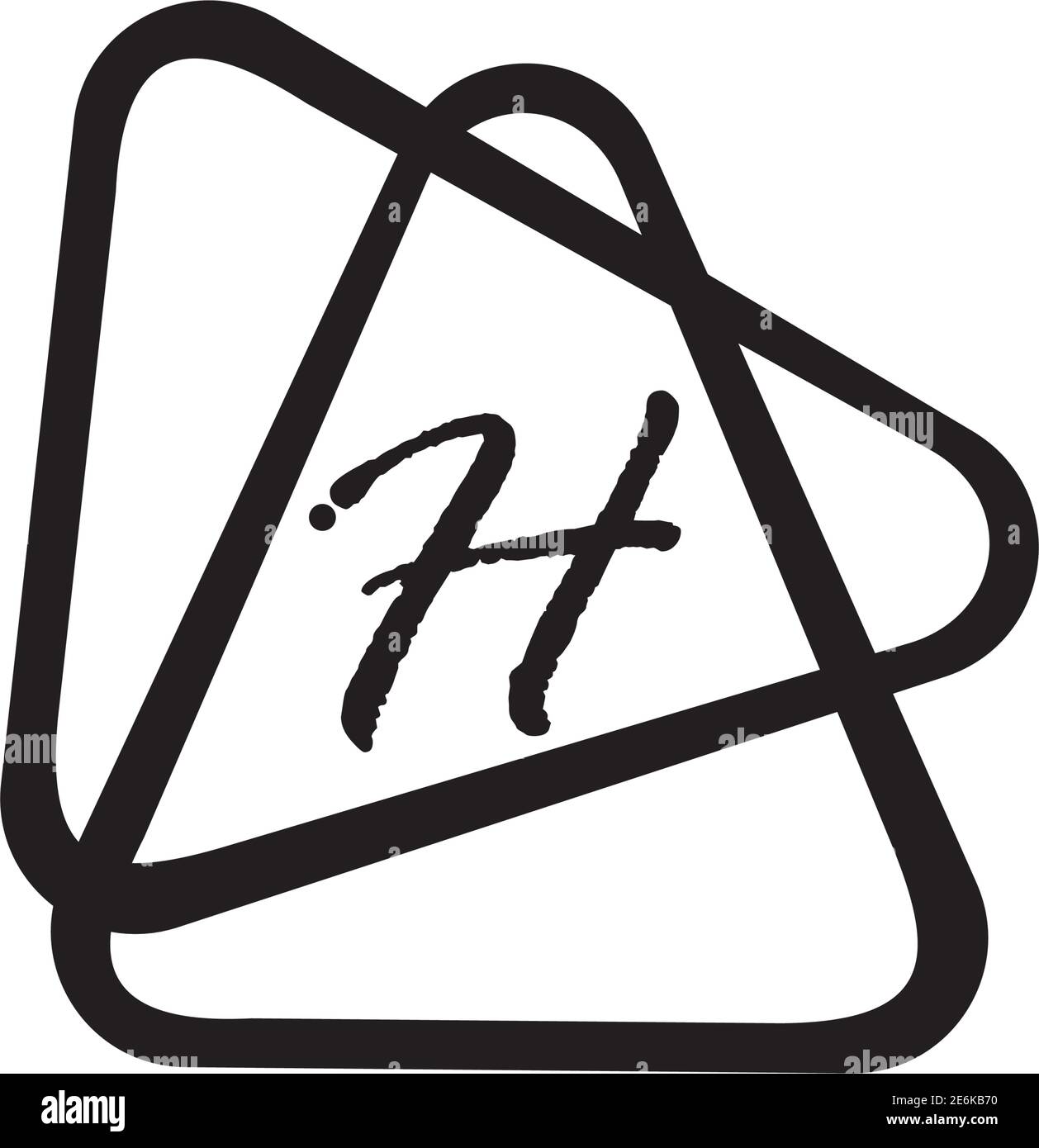 Letter H logo icon vector design template elements Stock Vector Image ...