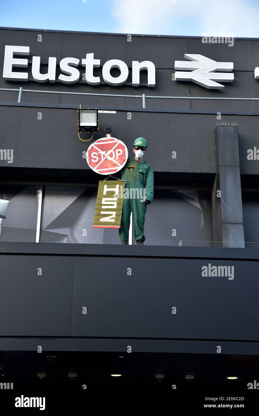 Hs2 euston roof hi-res stock photography and images - Alamy