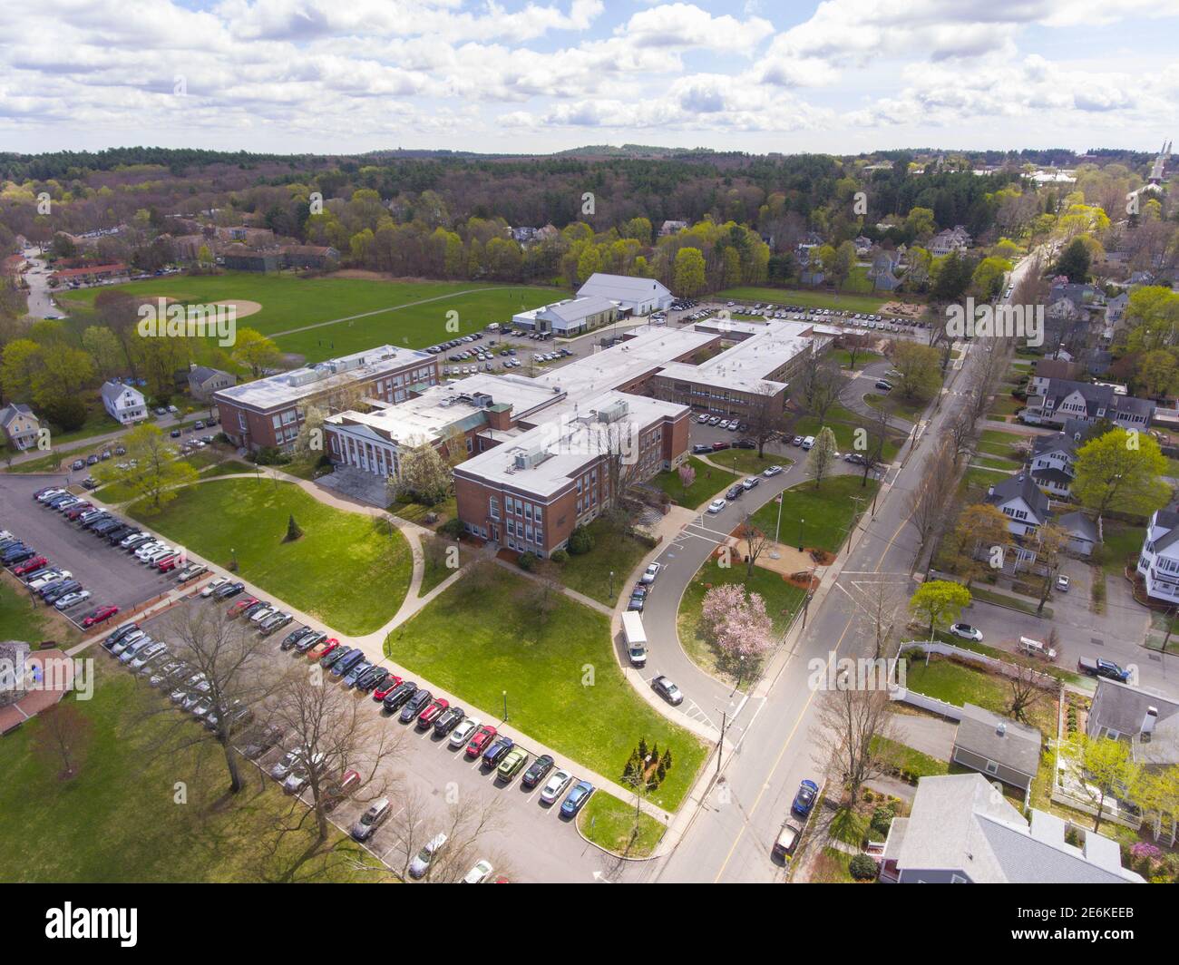 Aerial view andover hi-res stock photography and images - Alamy