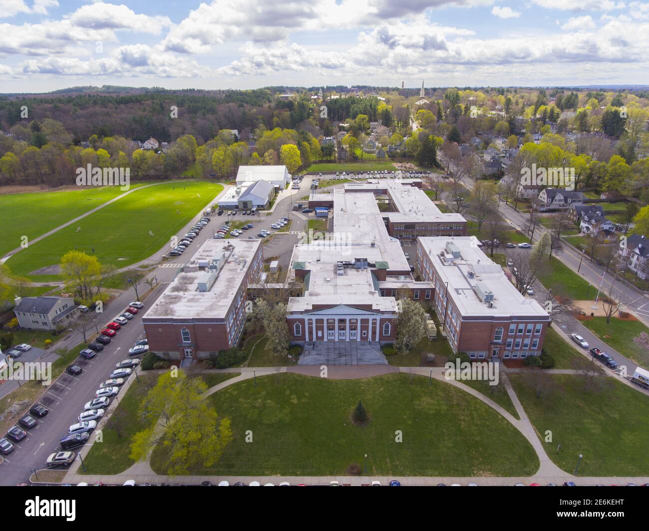Aerial view andover hi-res stock photography and images - Alamy