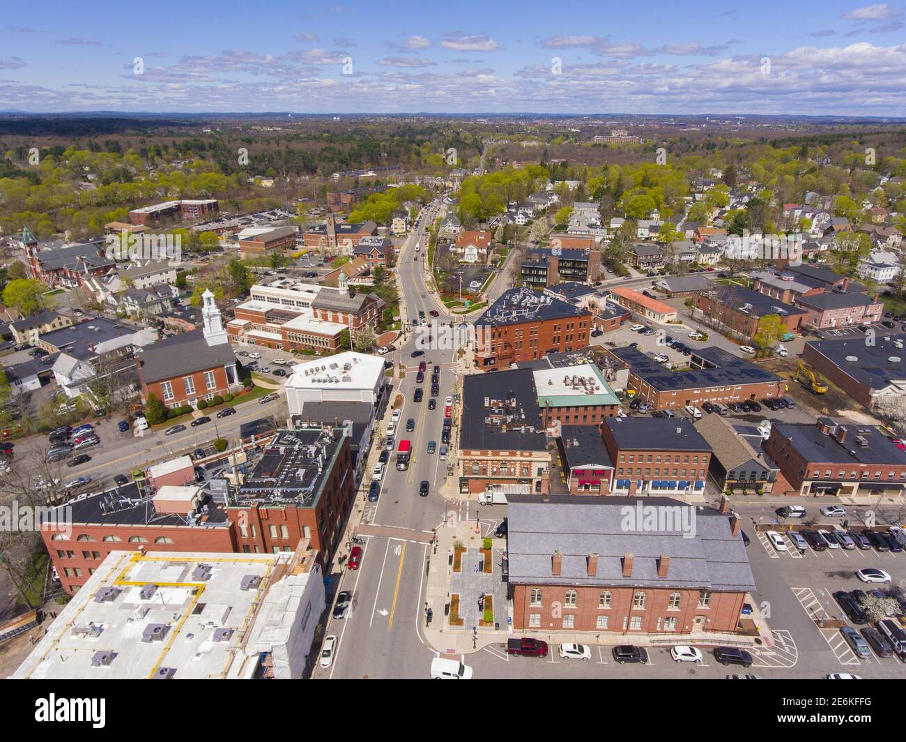 Aerial View Andover Hi Res Stock Photography And Images Alamy