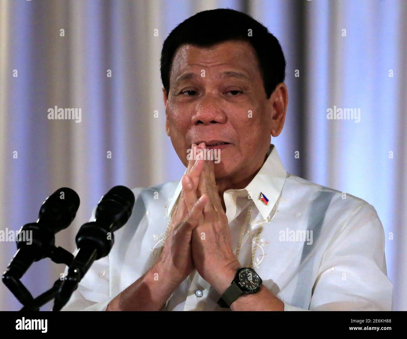 Rodrigo duterte speech philippine 2017 hi-res stock photography and ...