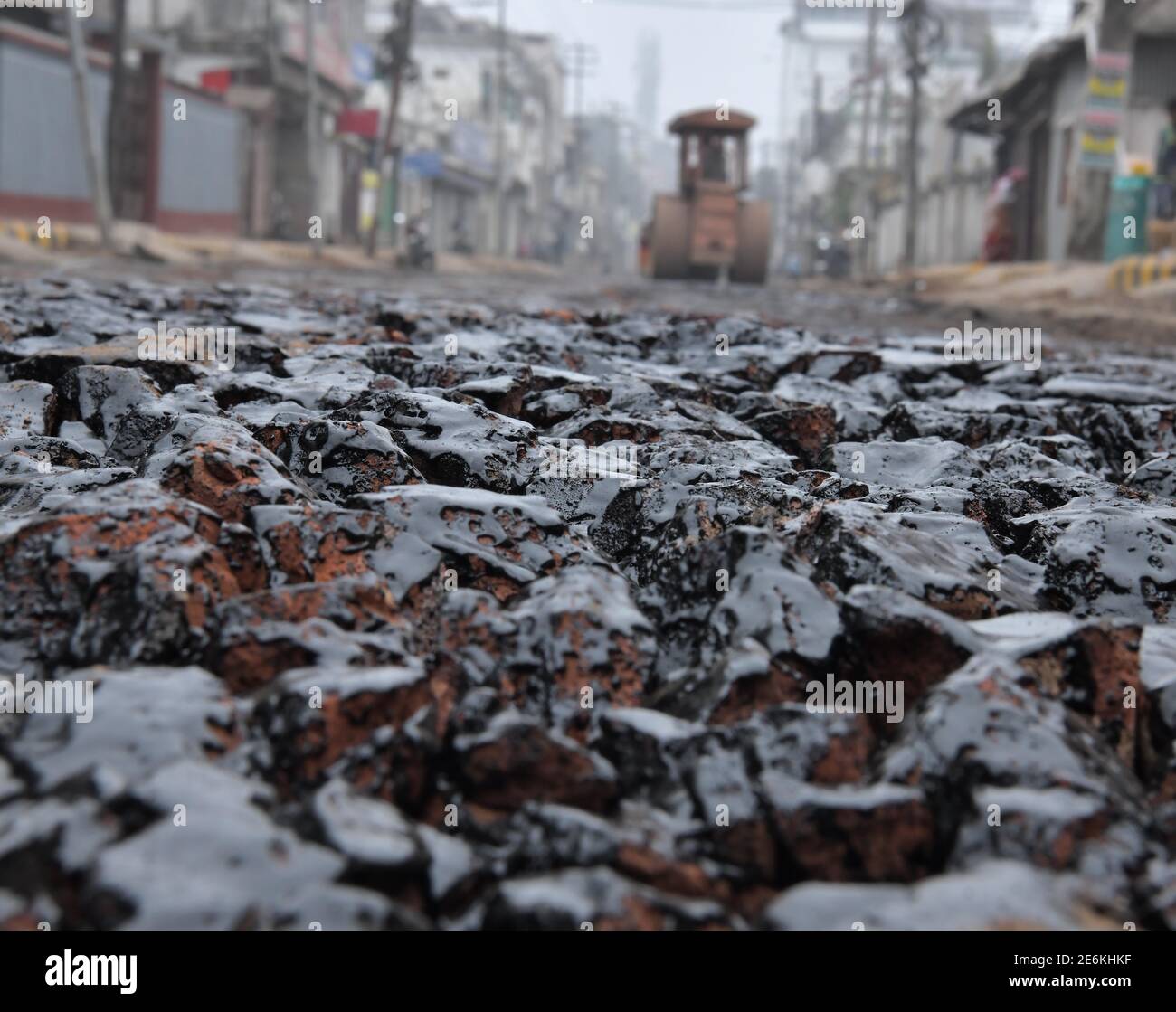 Agartala, India's northeastern state of Tripura. 29th Jan, 2021. People are engaged in making ...