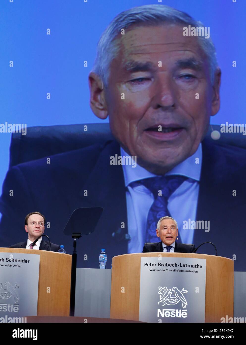 Nestlé ceo peter brabeck letmathe hi-res stock photography and images ...