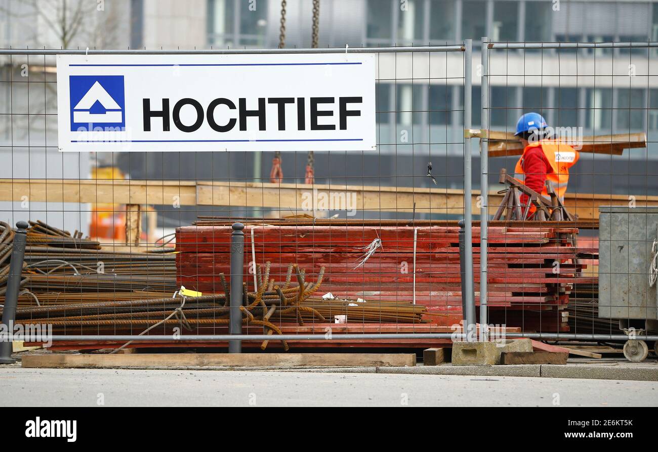 Logo german construction company hochtief hi-res stock photography and ...