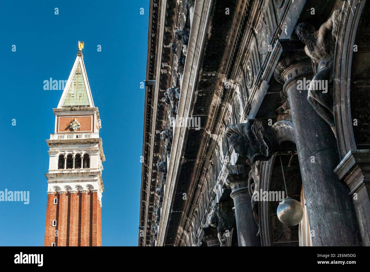 Buildings in St Mark's Square in the beautiful city of Venice, Italy ...