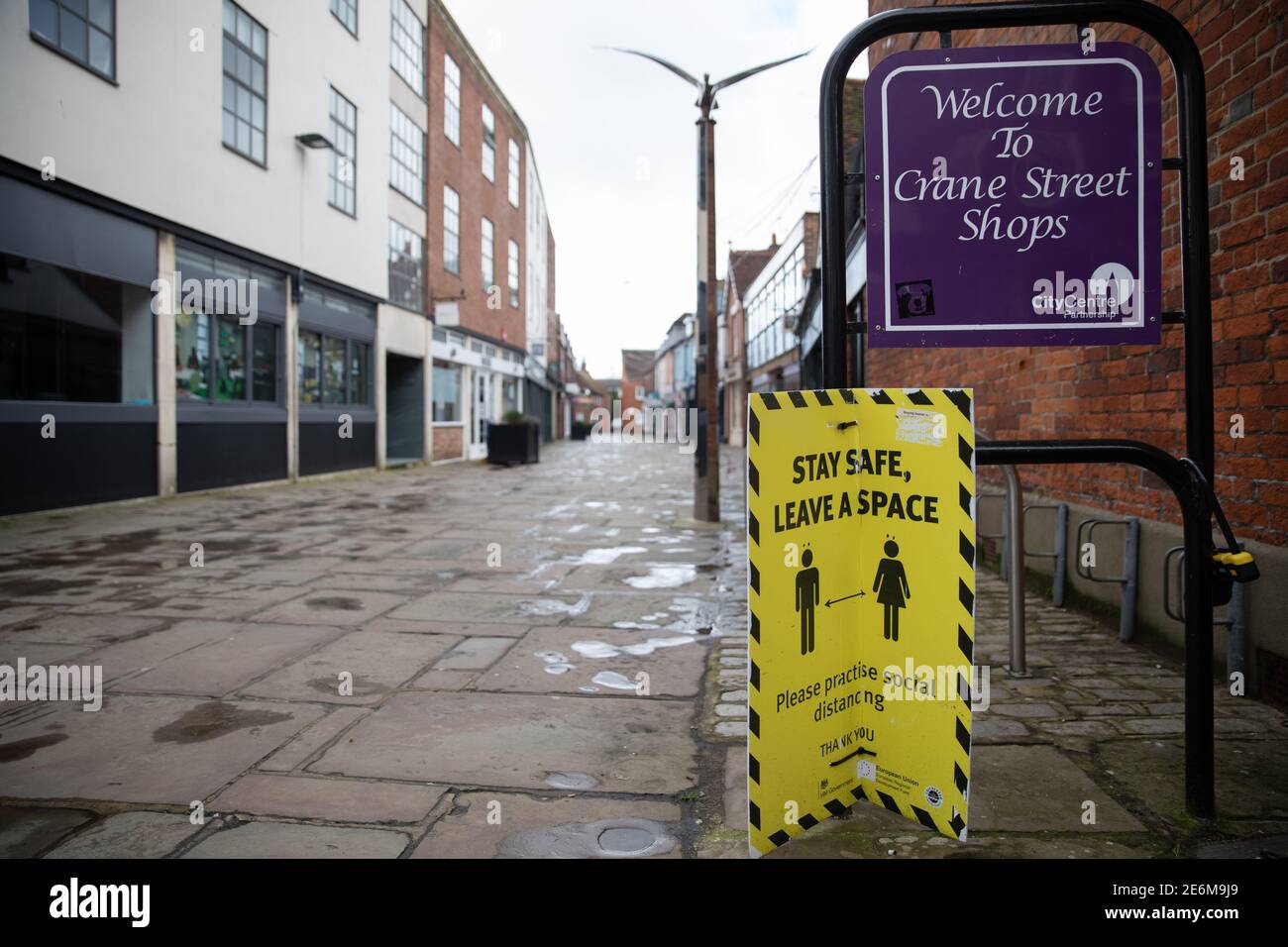 Stay safe leave a space hi-res stock photography and images - Alamy