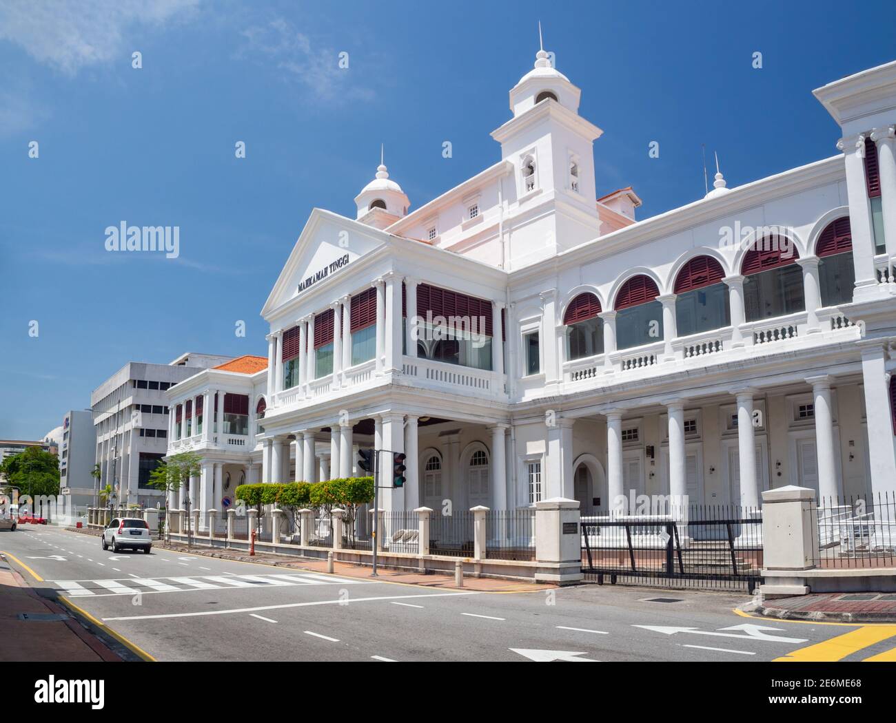 Penang, George Town, Malaysia: Historical High Court building, remains ...