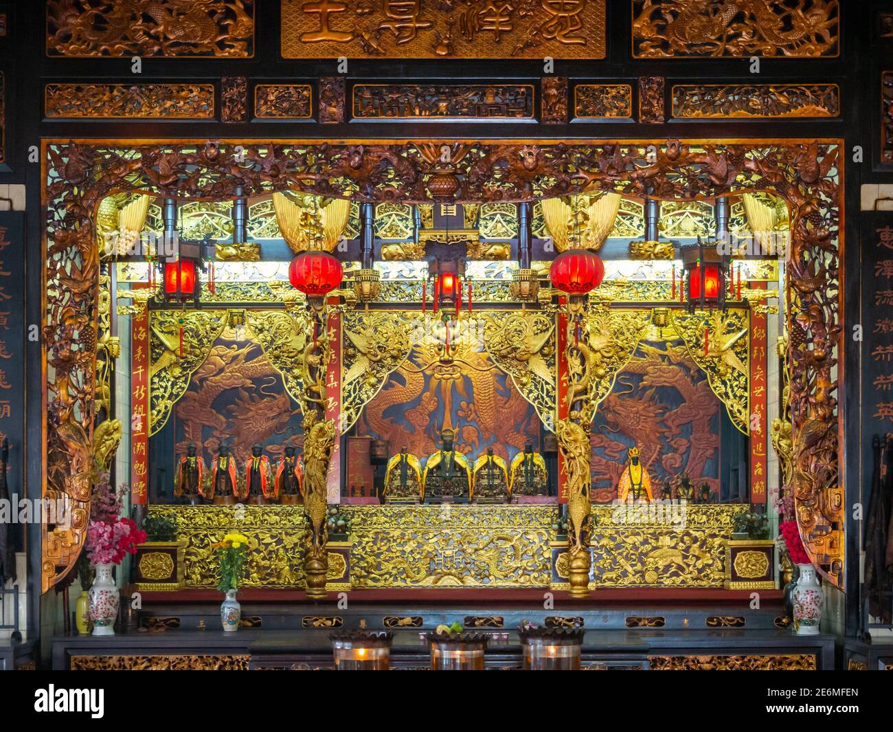 George Town, Penang, Malaysia: Historical building of a Taoist temple ...