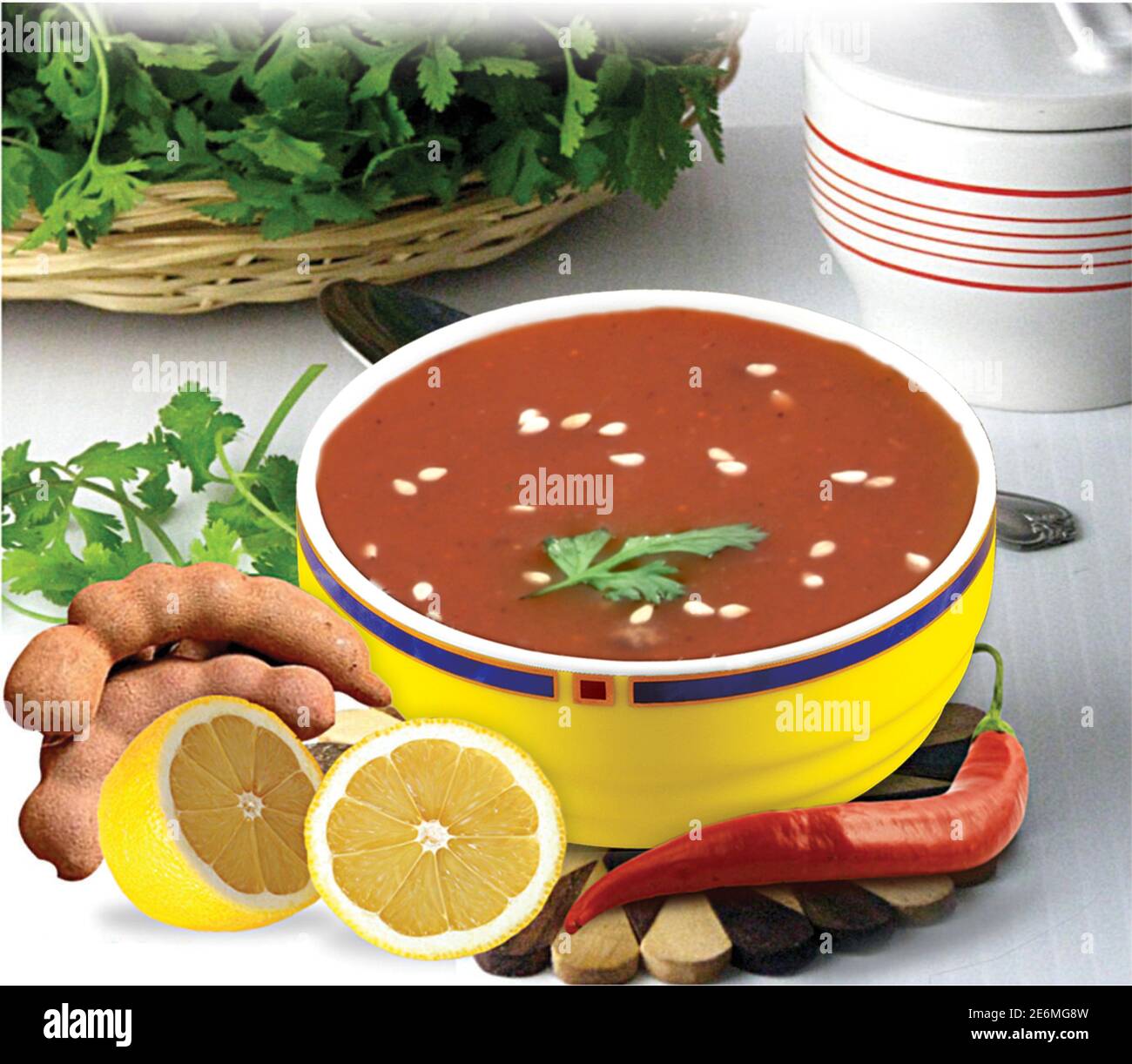 Tamarind Chutney, Tamarind Or Imli Fresh Puree, Paste from Pulp, whole ...