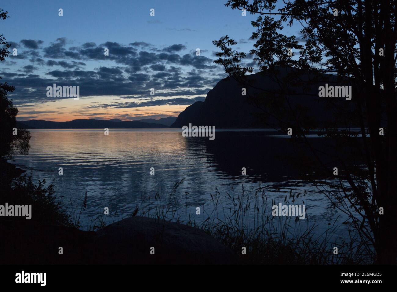 A Midsummer Night's Dream at Romsdalsfjorden, Norway Stock Photo - Alamy