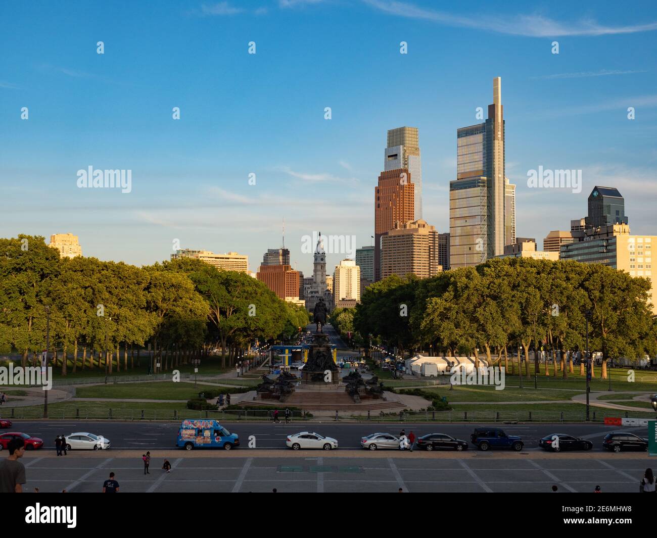 Image of the skyline of Philadelphia Stock Photo - Alamy