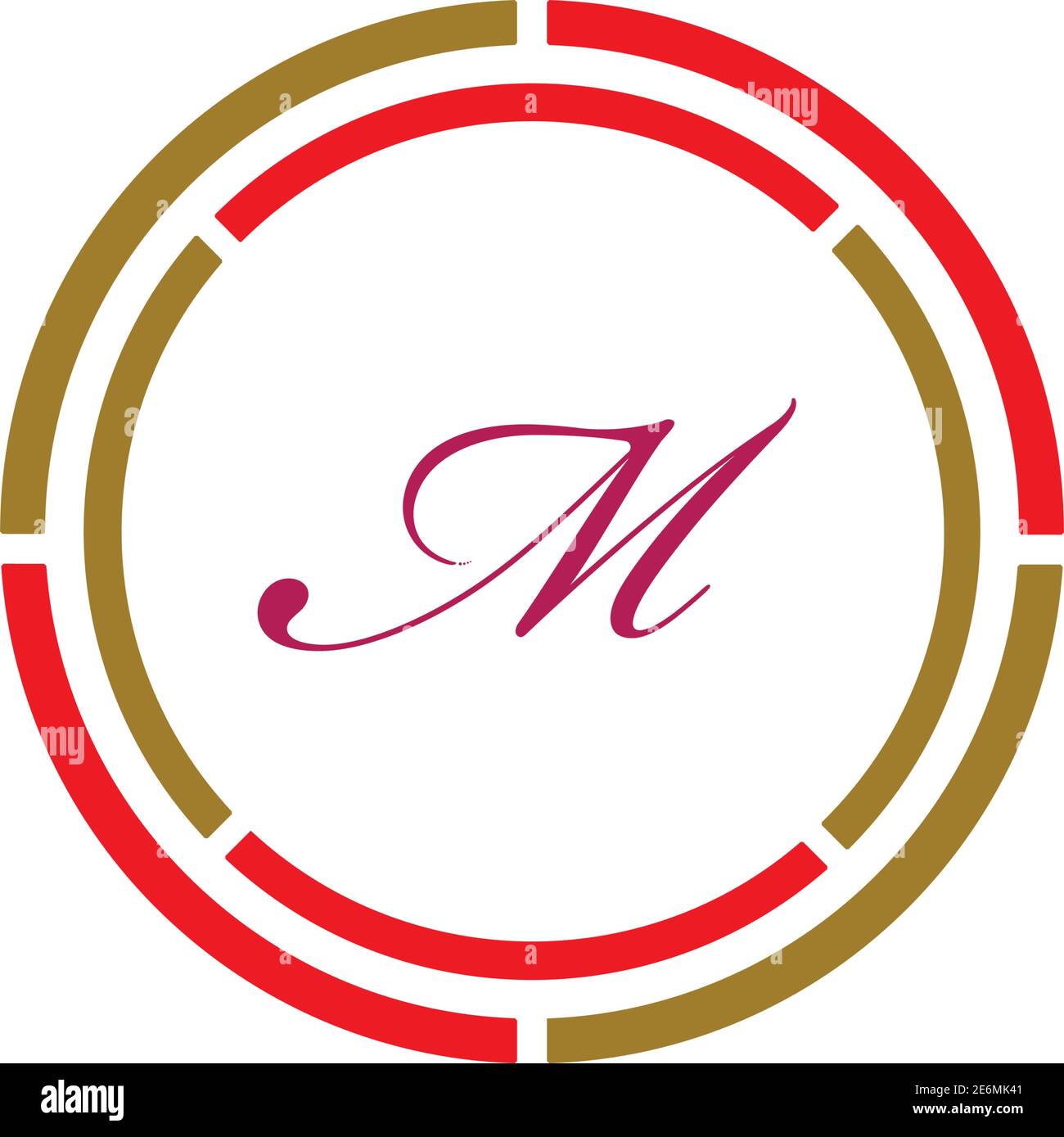 letter M business logo illustration design template Stock Vector Image ...