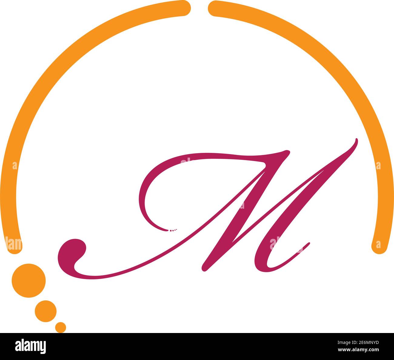 letter M business logo illustration design template Stock Vector Image ...