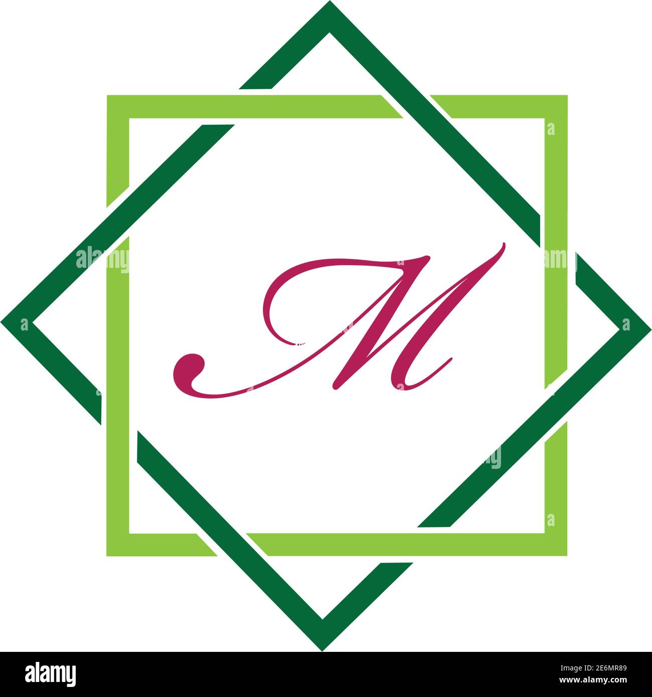 letter M business logo illustration design template Stock Vector Image ...