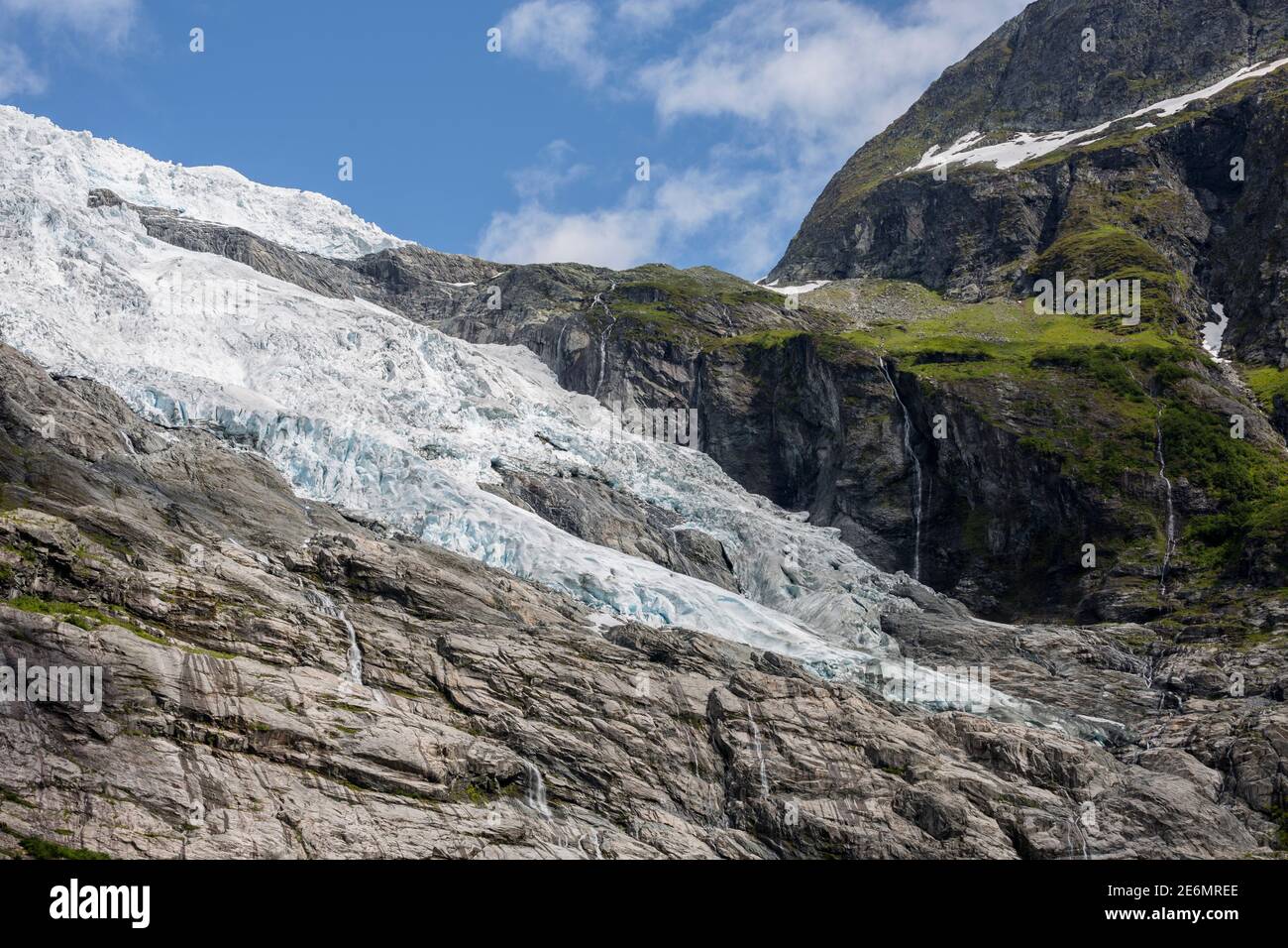 Breathtaking Boyabreen Glacier in the Jostedalsbreen National Park in ...