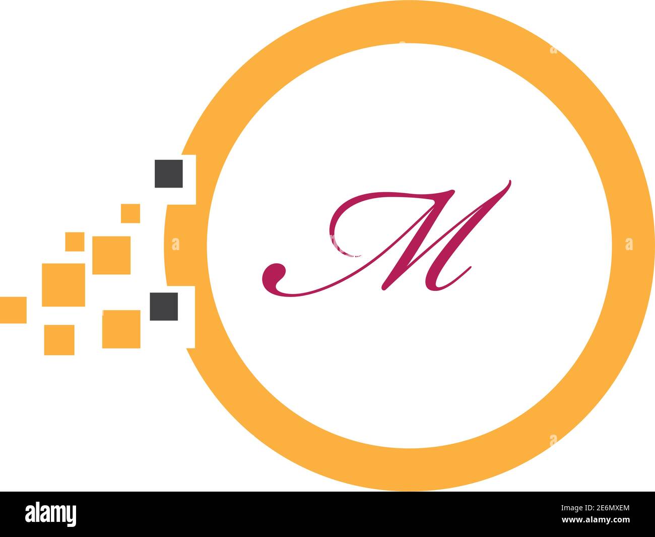 letter M business logo illustration design template Stock Vector Image ...