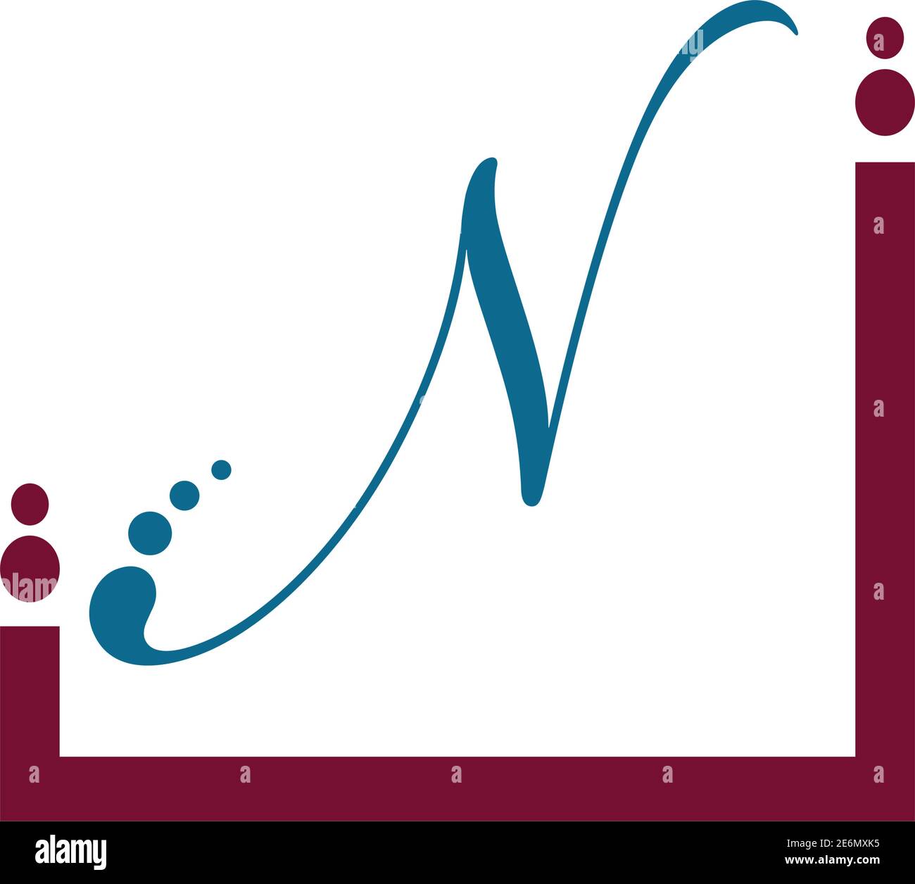 Letter N Business corporate abstract unity vector logo design template ...