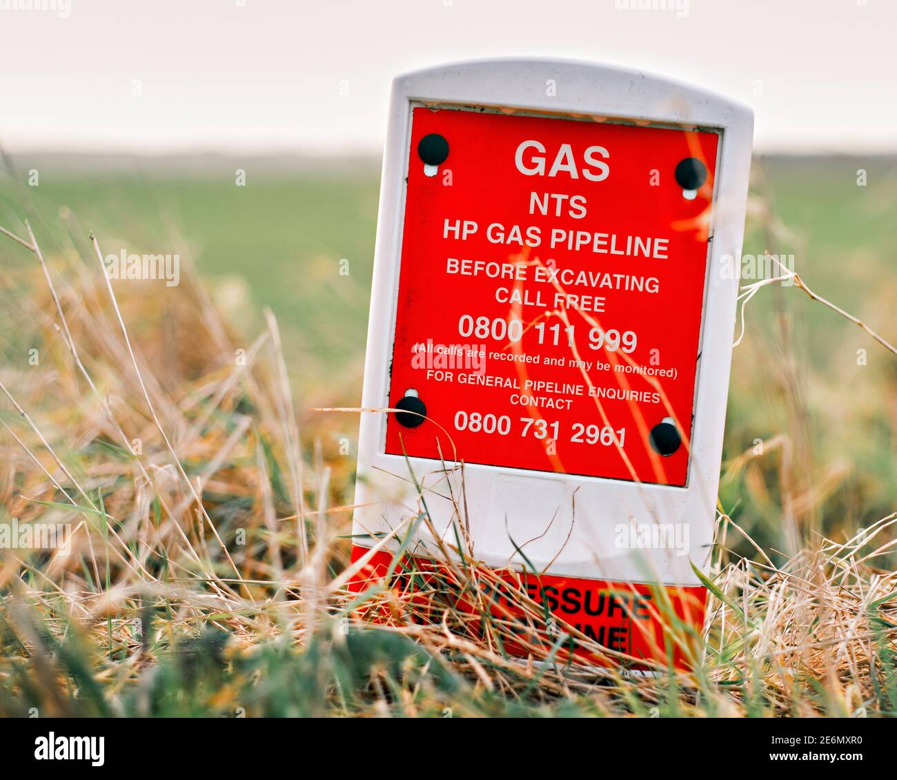 Gas marker post hi-res stock photography and images - Alamy