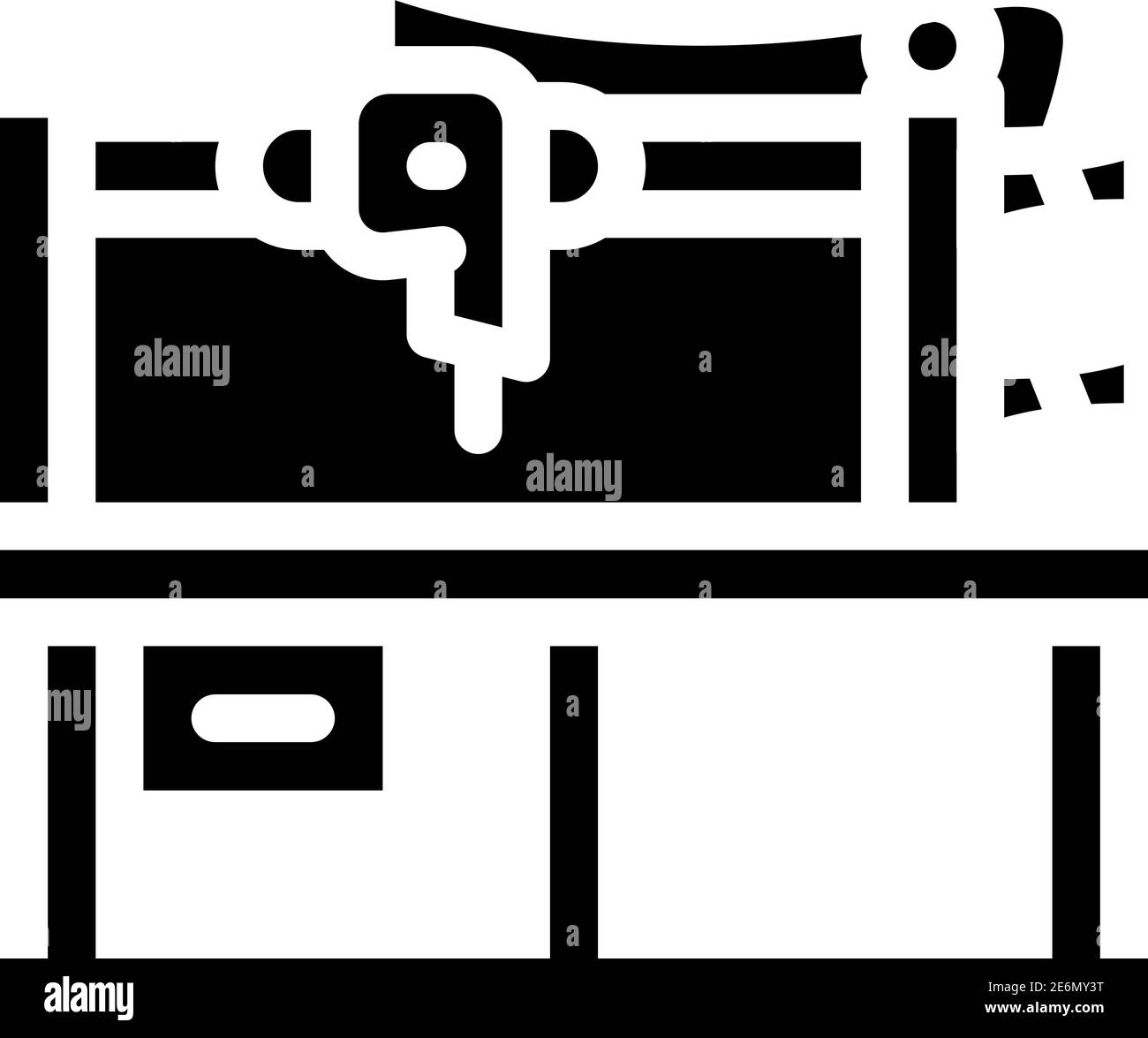 Icon machines sewing Black and White Stock Photos & Images - Alamy