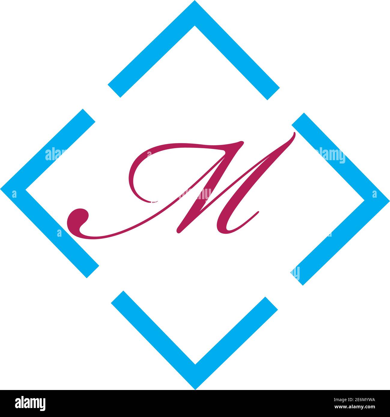 letter M business logo illustration design template Stock Vector Image ...