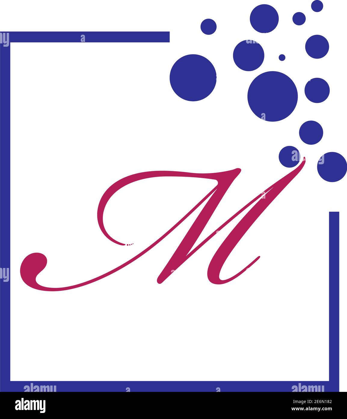 letter M business logo illustration design template Stock Vector Image ...
