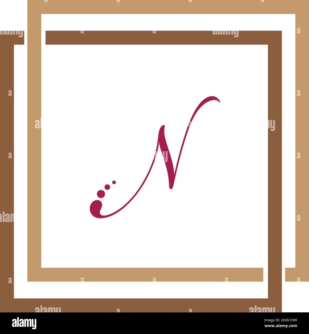 Letter N Business corporate abstract unity vector logo design template ...