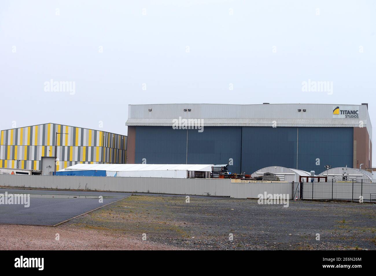 Titanic Studios Belfast Picture Mal McCann Stock Photo - Alamy