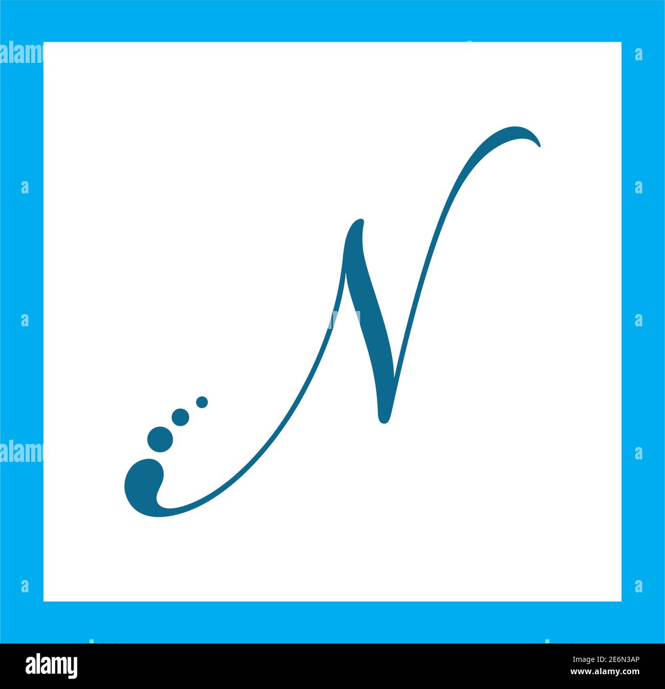 Letter N Business corporate abstract unity vector logo design template ...