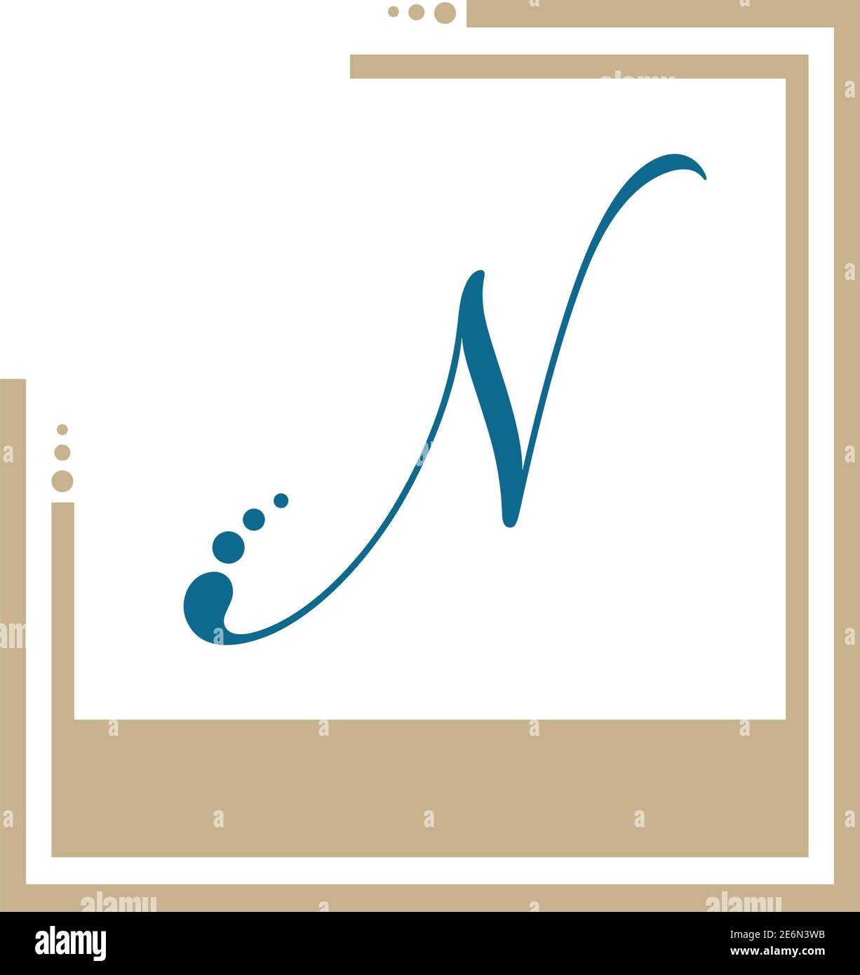 Letter N Business corporate abstract unity vector logo design template ...