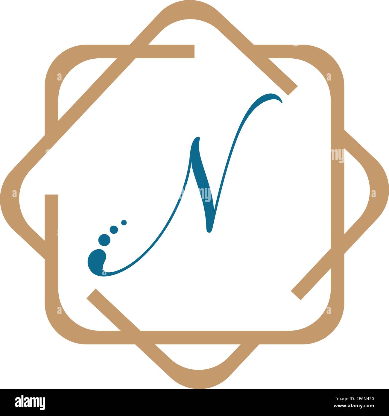 Letter N Business corporate abstract unity vector logo design template ...