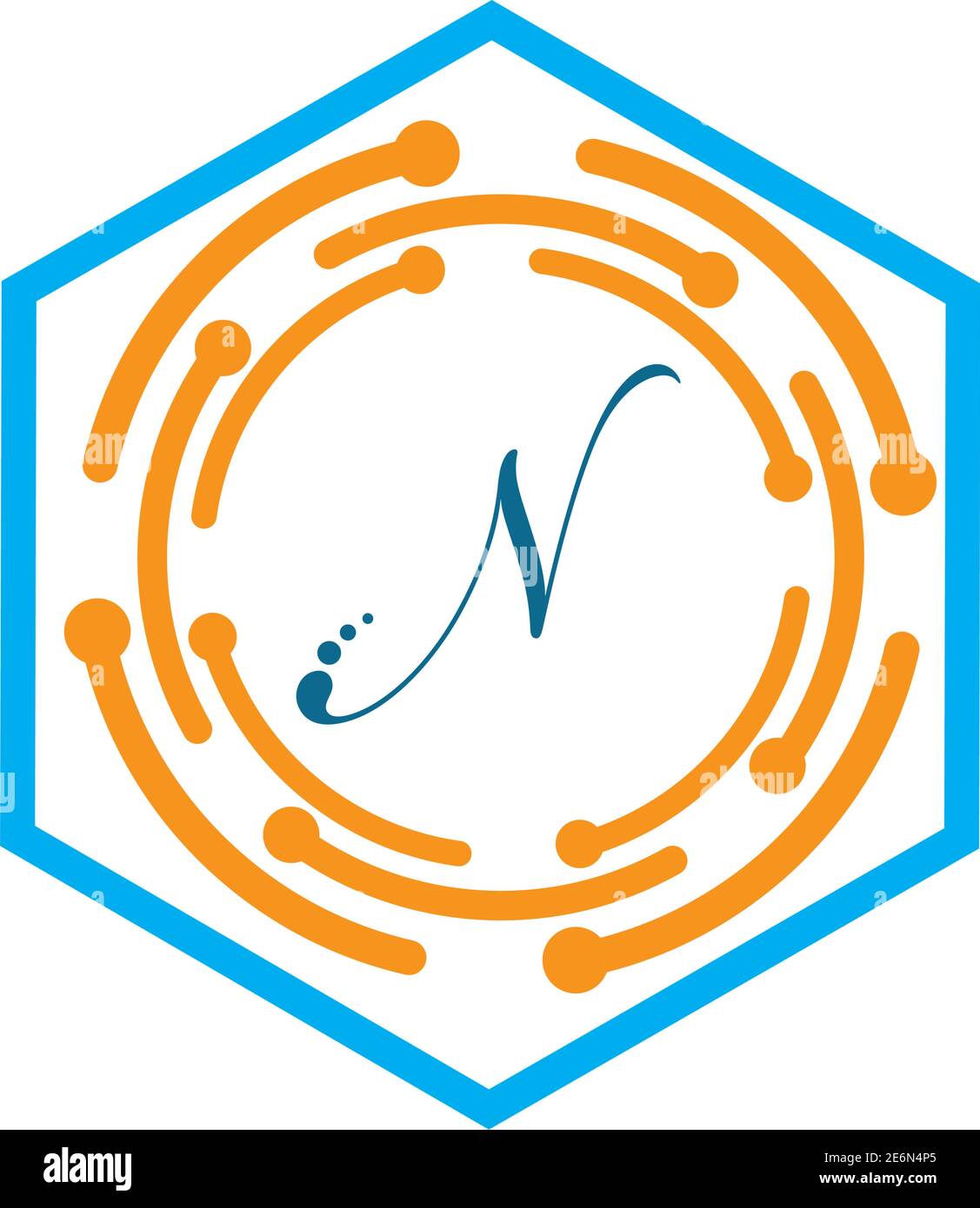 Letter N Business corporate abstract unity vector logo design template ...