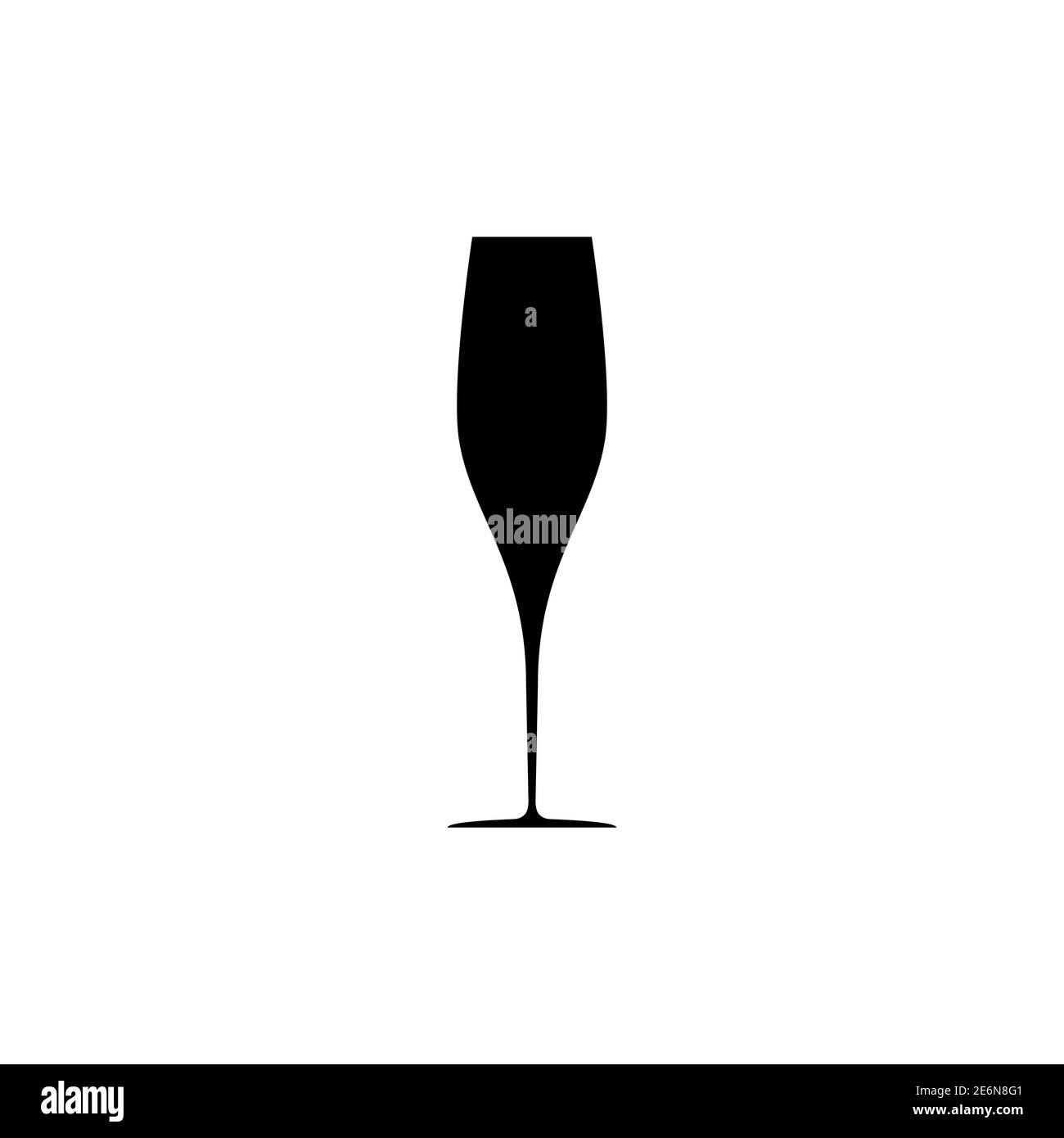 Champagner Toast Silhouette Doodle Line Icon. Sketch Wedding Toast,