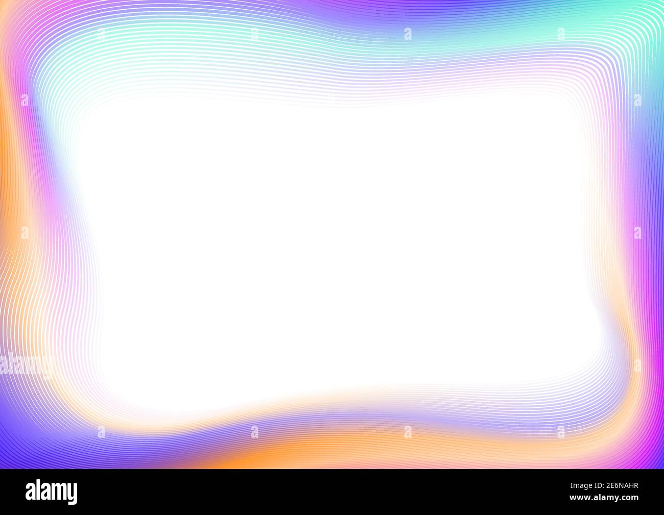 Colorful Line Borders And Frames