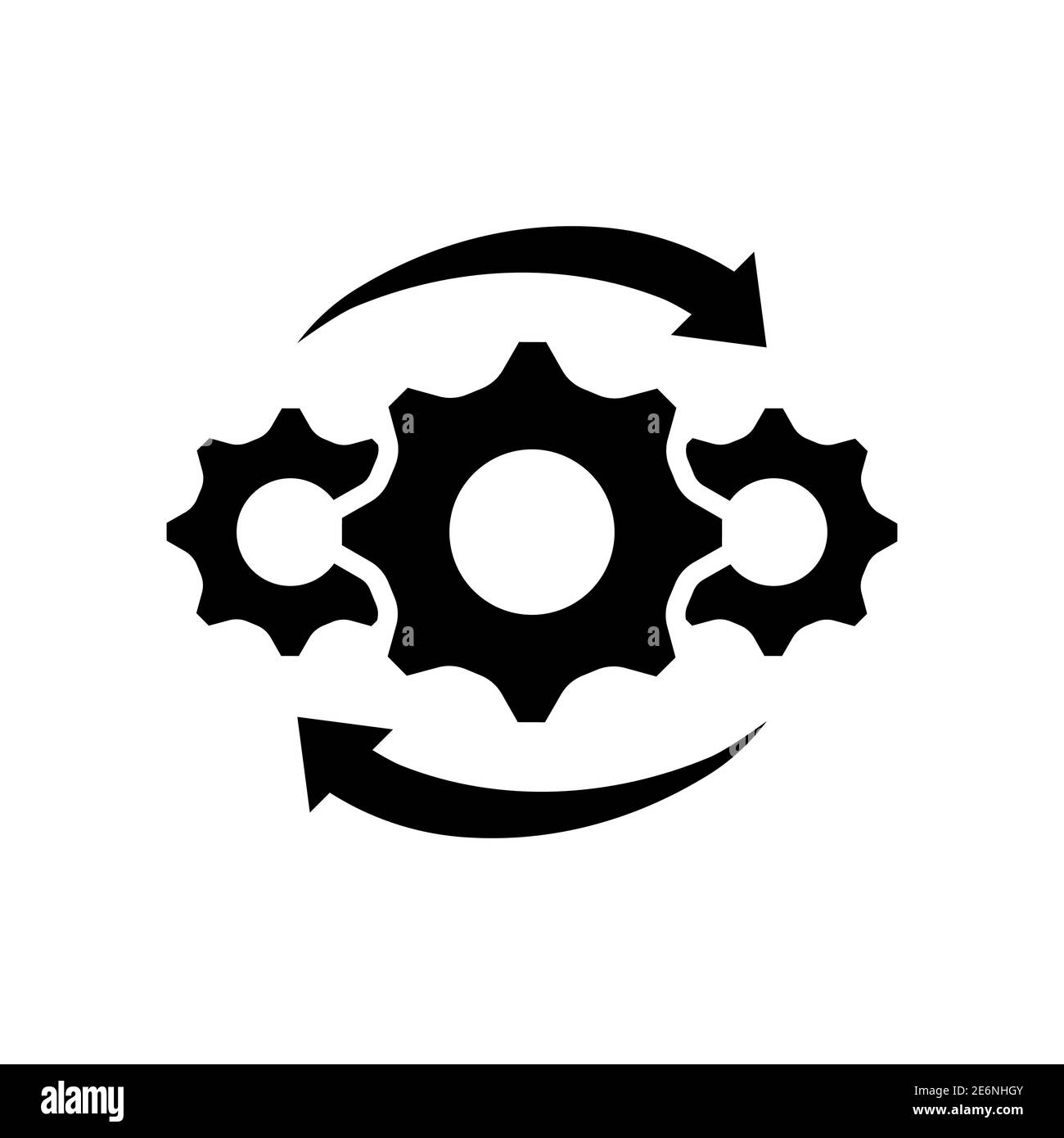 Gear icon set. Setting icon Stock Vector Image & Art - Alamy
