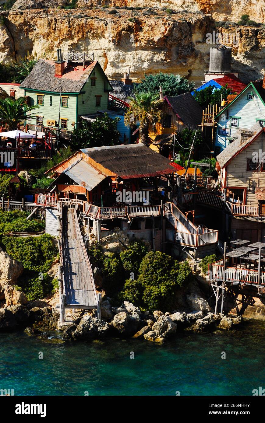 Marvelous Popeye village scene built for american musical movie of the ...