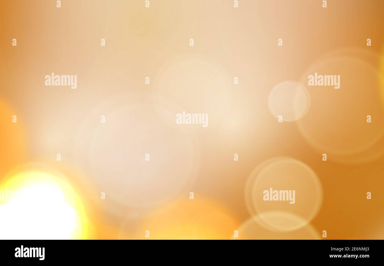 Abstract light golden gradient pink festive bokeh background with ...