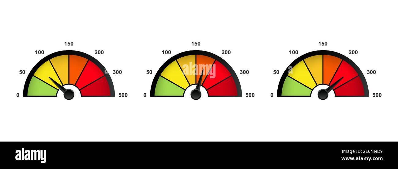 Speedometer icon. Min and max speed. Vector on isolated white ...