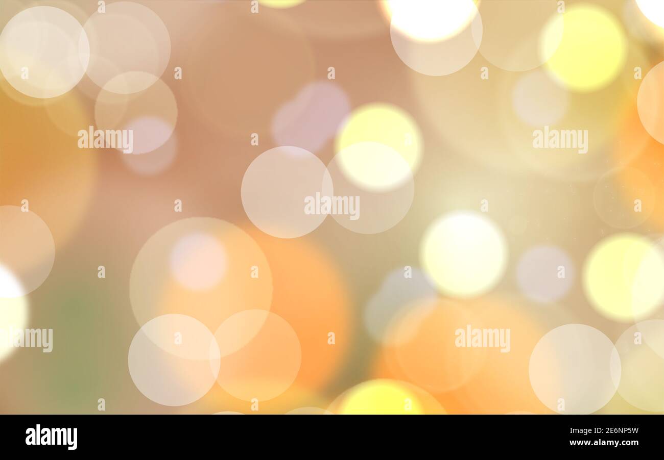 Abstract light golden gradient pink festive bokeh background with ...