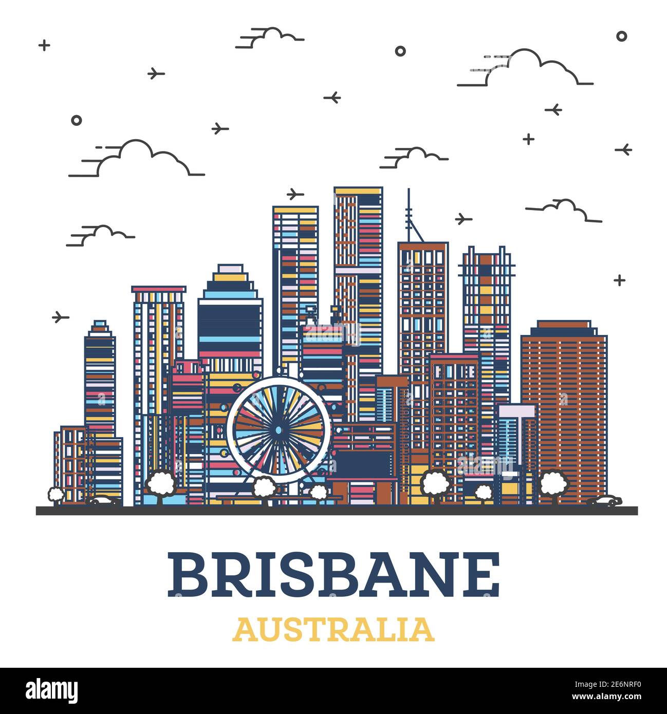 Brisbane tower Cut Out Stock Images & Pictures - Alamy