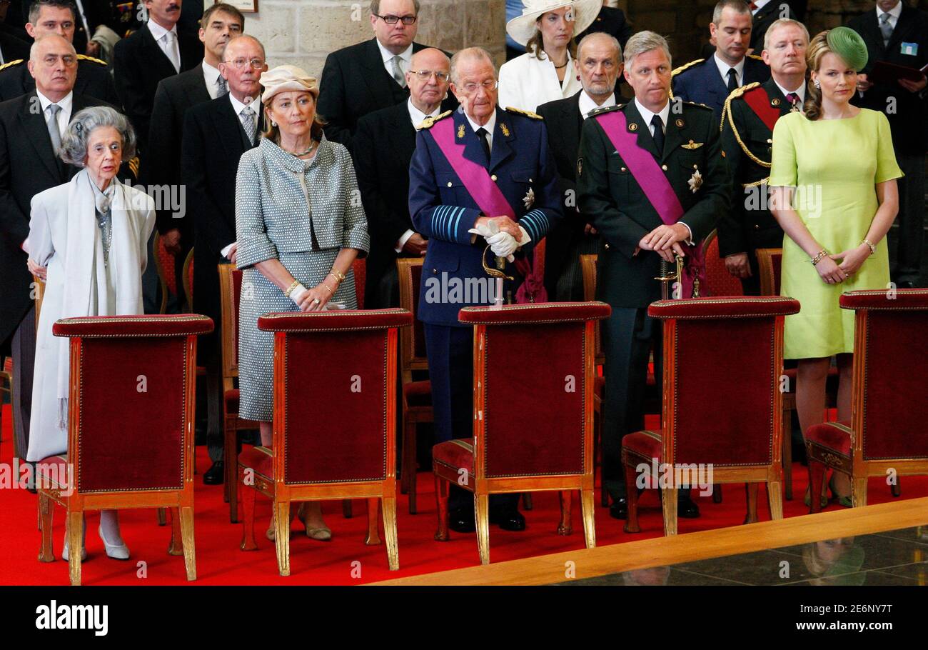 Queen Paola Queen Fabiola Belgium High Resolution Stock Photography and ...