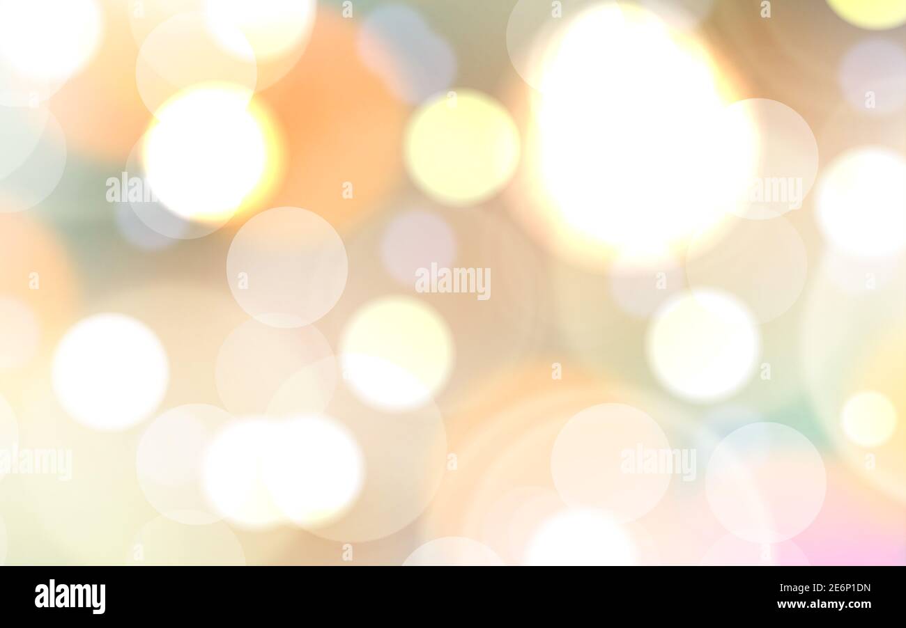 Abstract light golden gradient pink festive bokeh background with ...