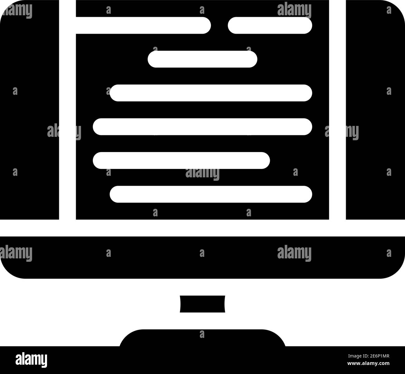 Download operating system black icon Stock Vector Images - Alamy