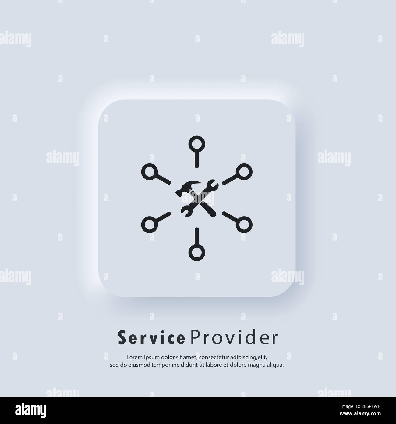 Distribution center icon Stock Vector Images - Alamy