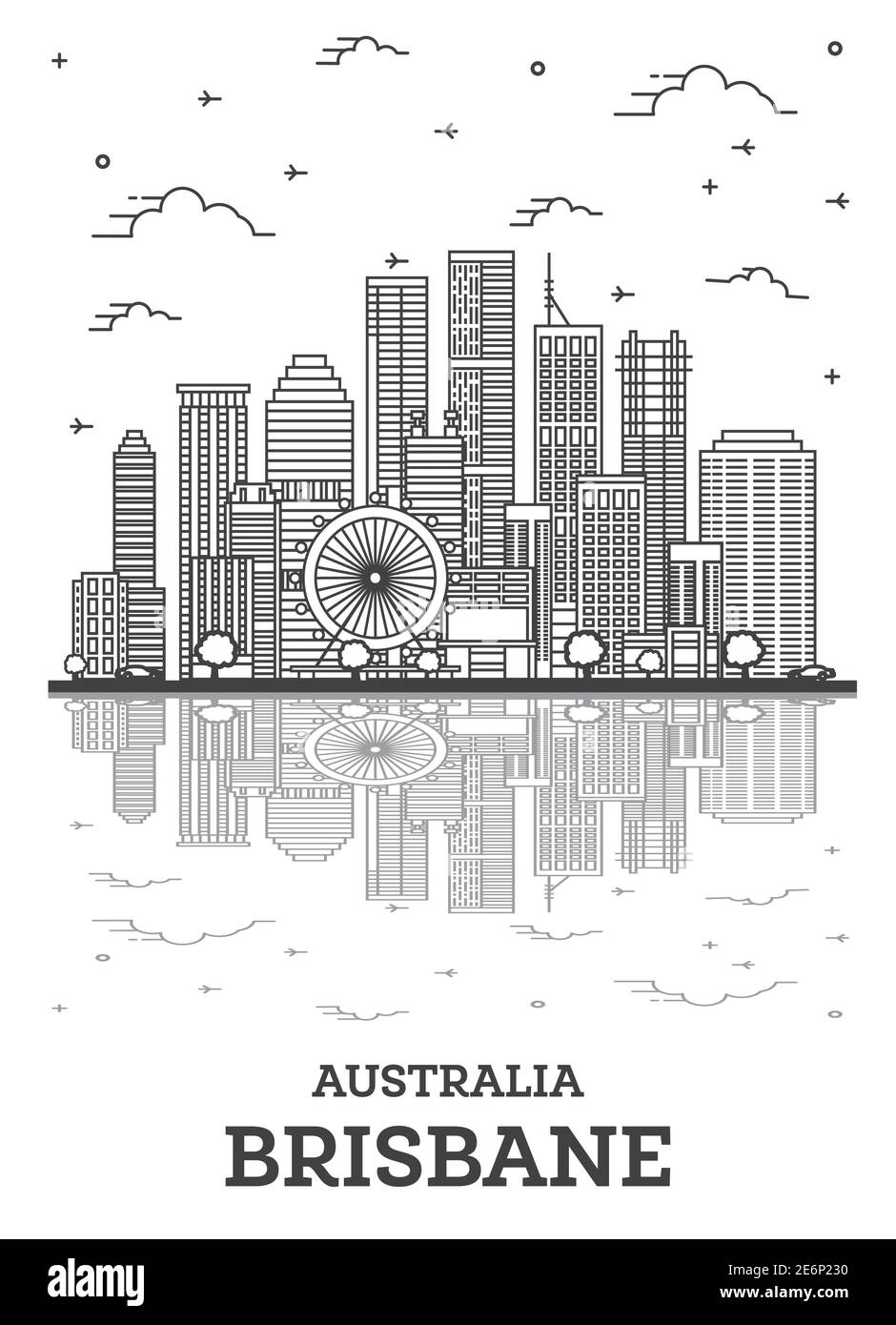 Landmark modern structure Stock Vector Images - Alamy