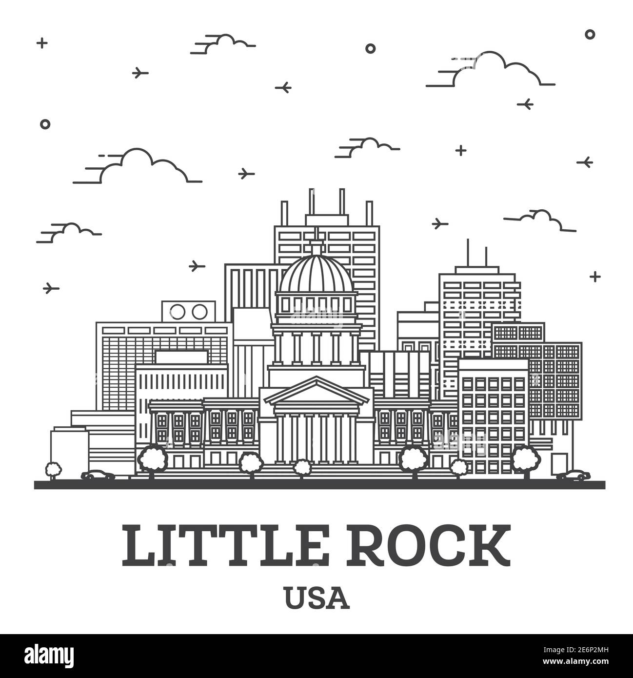 Little rock arkansas skyline hi-res stock photography and images - Alamy