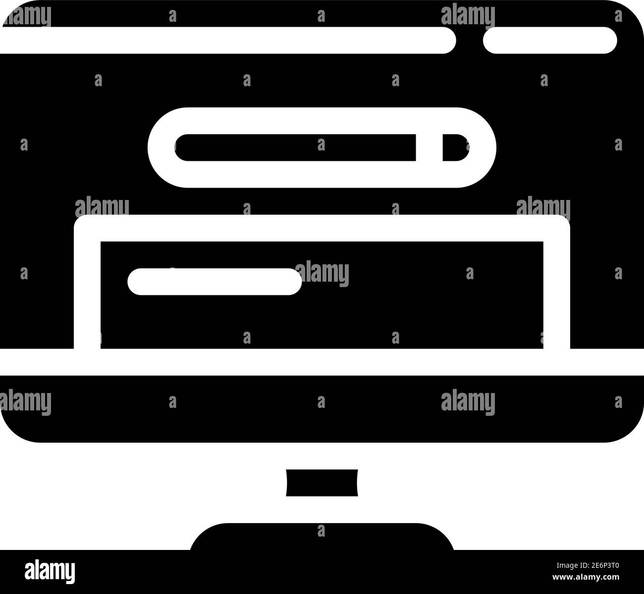 Download operating system black icon Stock Vector Images - Alamy